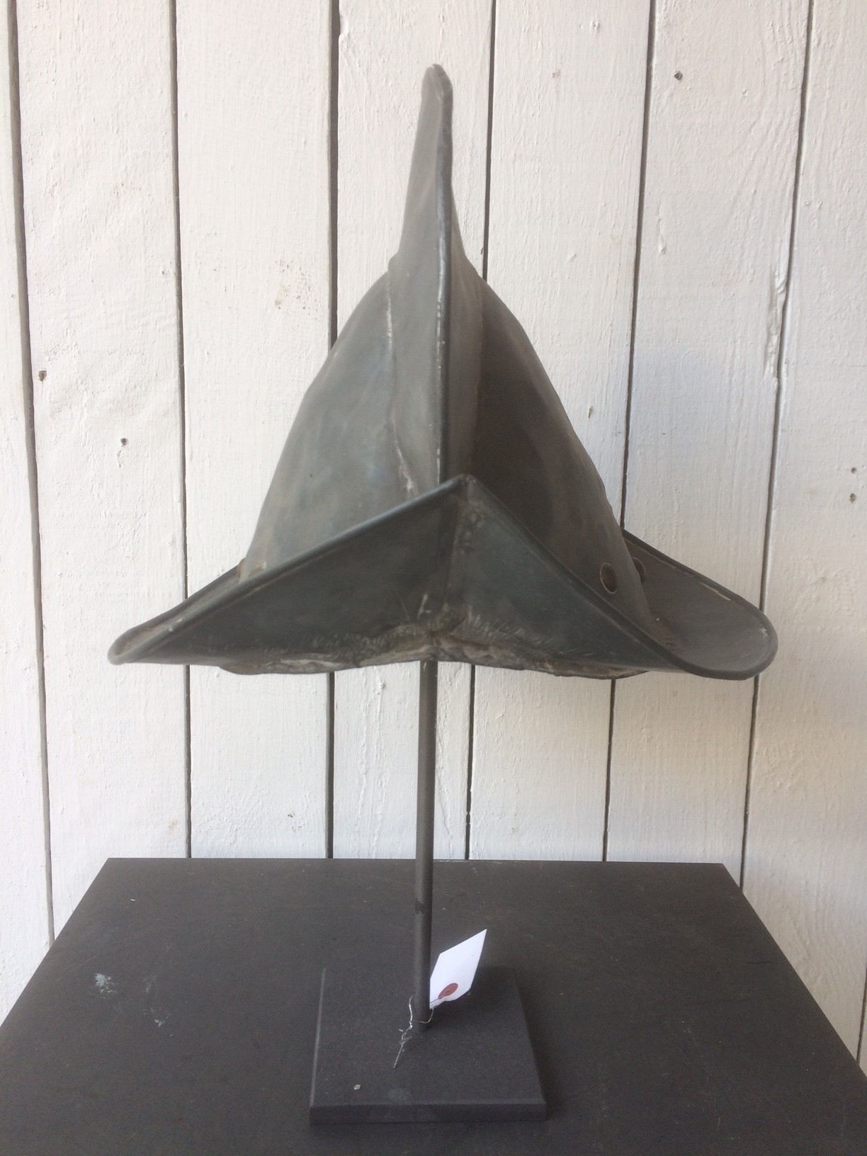 One (1) conquistador-type zinc helmet made for the Salammbô opera house ...