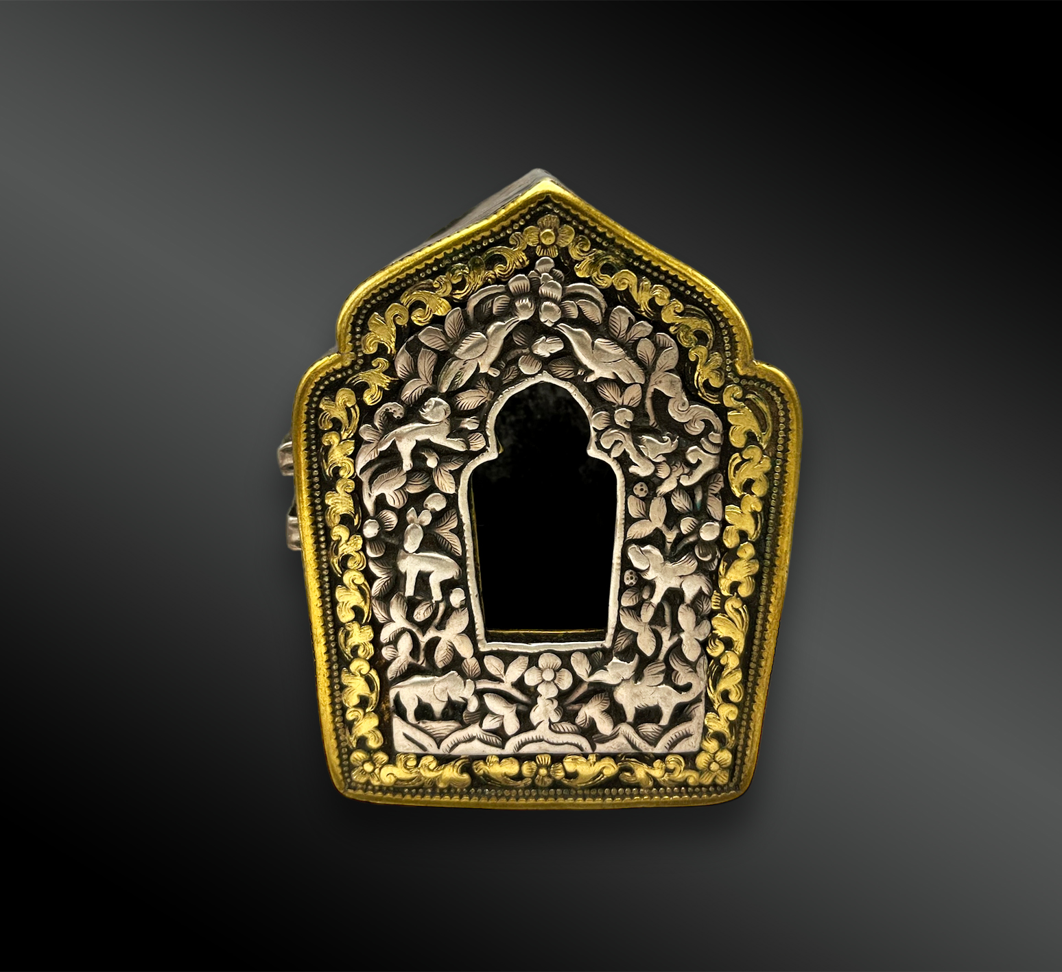 PORTABLE RELIQUARY ALTAR called GA'U - Tibet - Around 1900 | Paul Bert ...