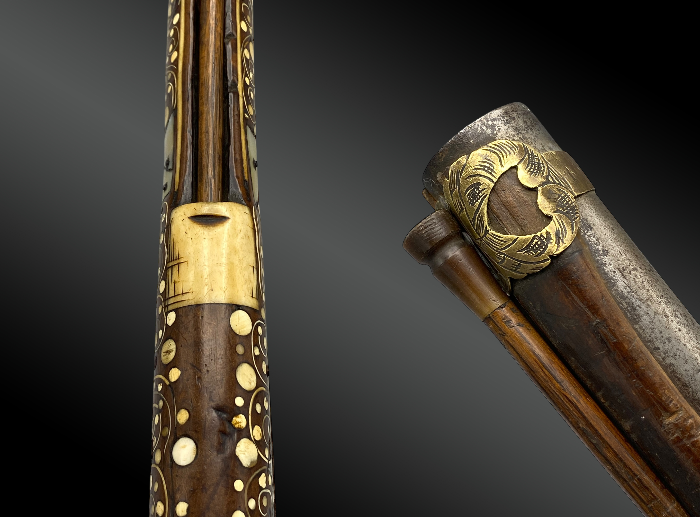 Short blunderbuss rifle, lock with rascal Poland, Silesia, late 17th ...