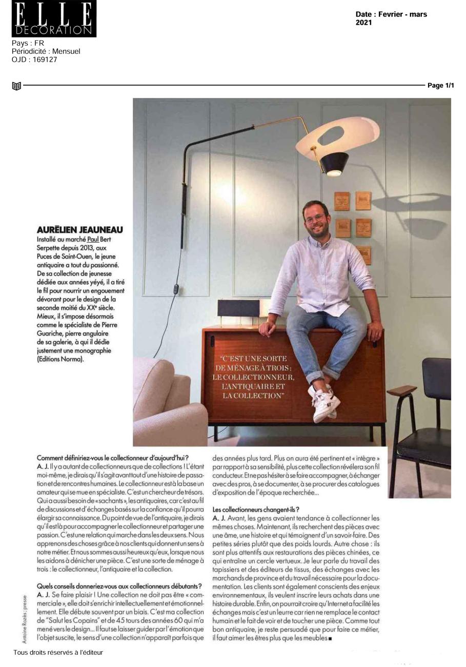 Elle Decoration | Paul Bert Serpette